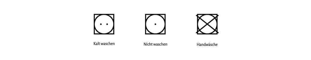 Das bedeuten die verschiedenen Wäschesymbole